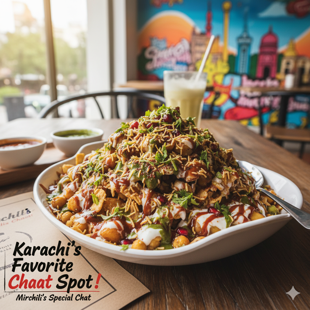 Karachi’s Favorite Chaat Spot: Mirchili’s Special Chaat - Enic.Pk/Blog